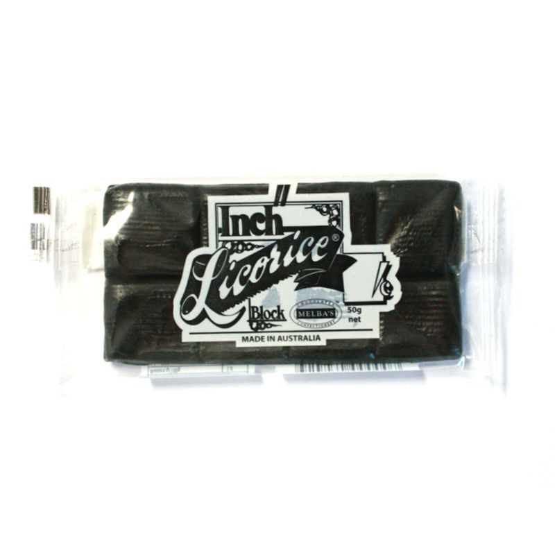 One Inch Licorice Square 50g