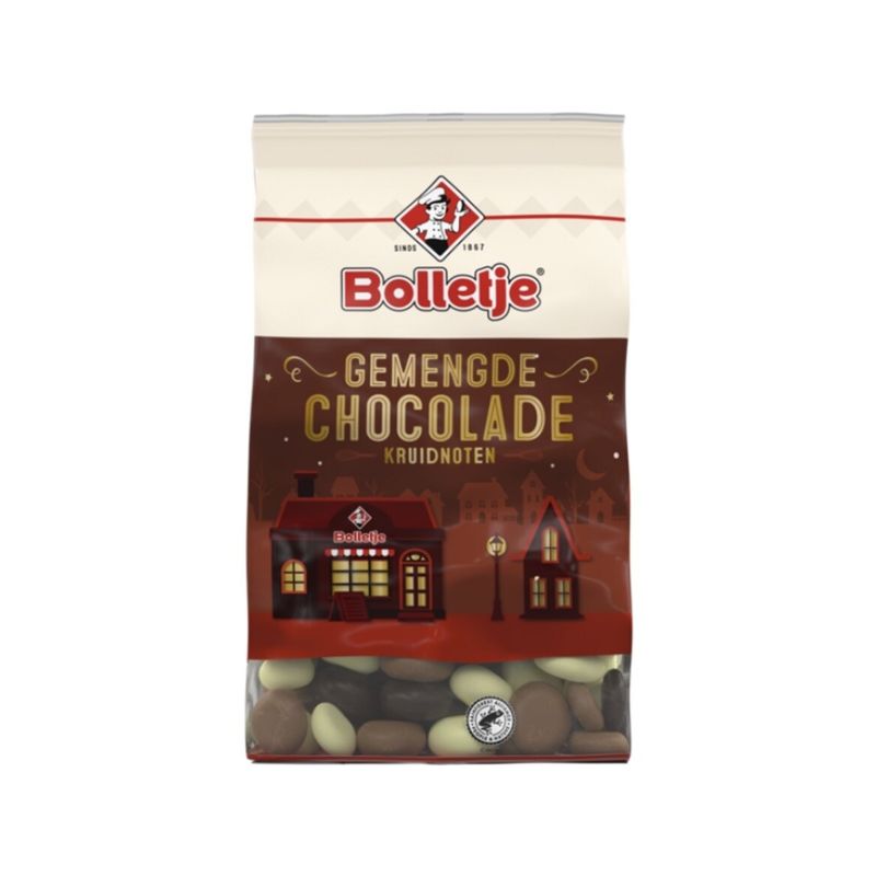 Mixed Chocolate Spiced Nuts (Chocolade Kruidnoten) 250g