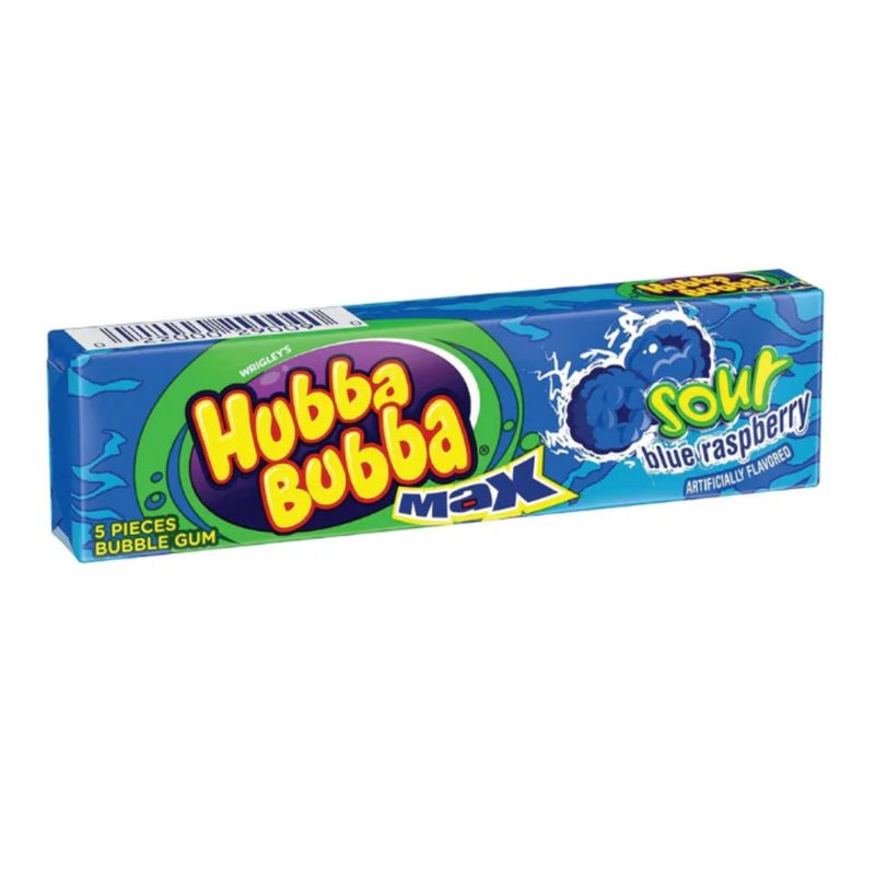 Hubba Bubba Max Blue Raspberry 18pc