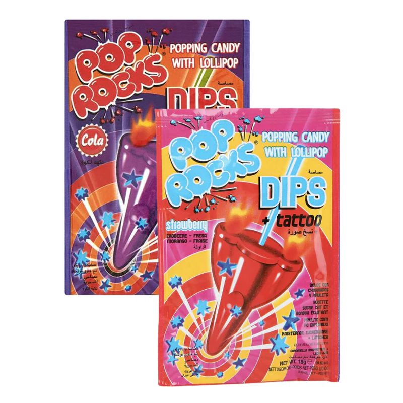 Pop Rocks with Dip and Tattoo 18g