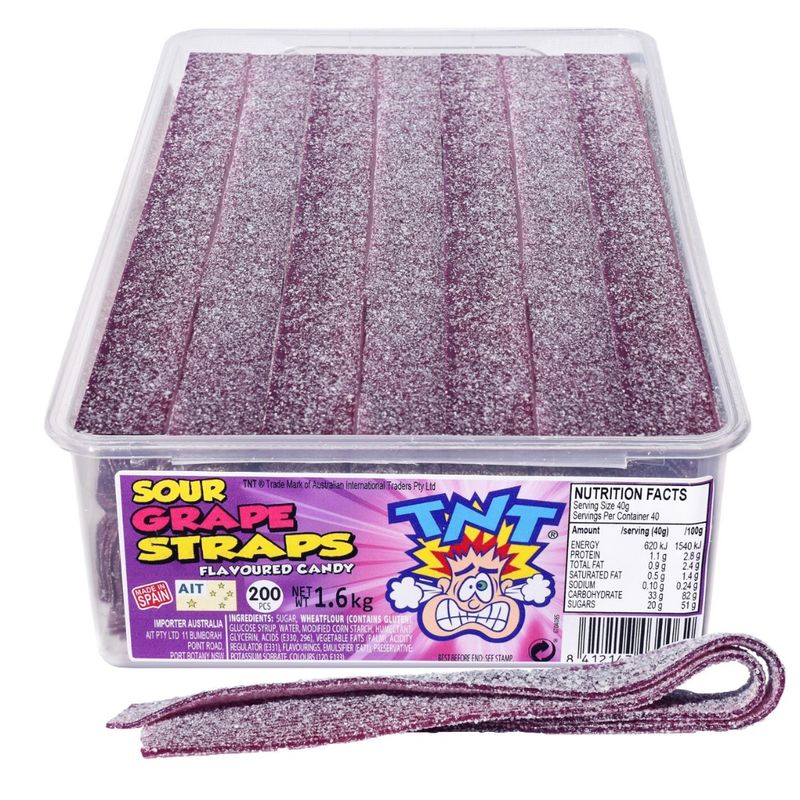 TNT Sour Straps - Grape