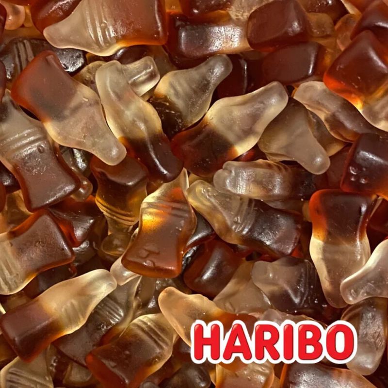 Cola Bottles Oiled - Small Happy Cola (Haribo)