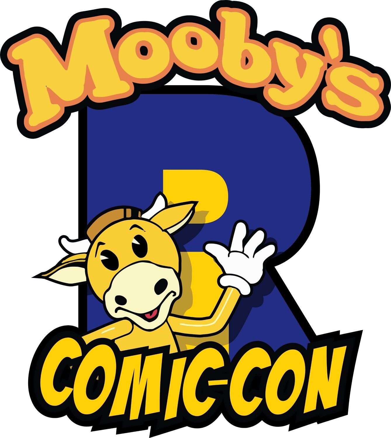 RHODE ISLAND COMIC CON "MOOBY'S EDITION LOGO T-SHIRT