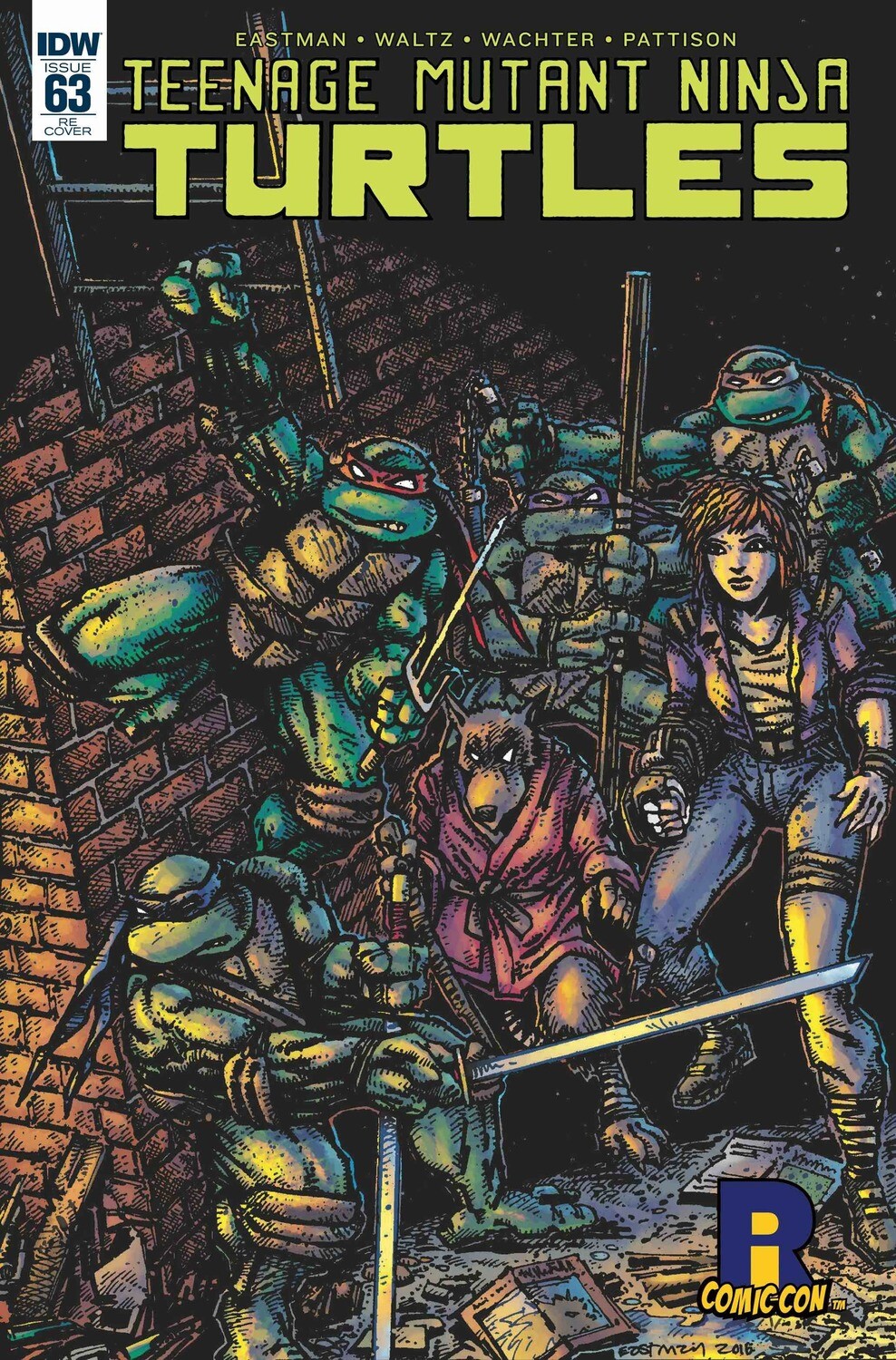 TEENAGE MUTANT NINJA TURTLES #63 EXCLUSIVE VARIANT