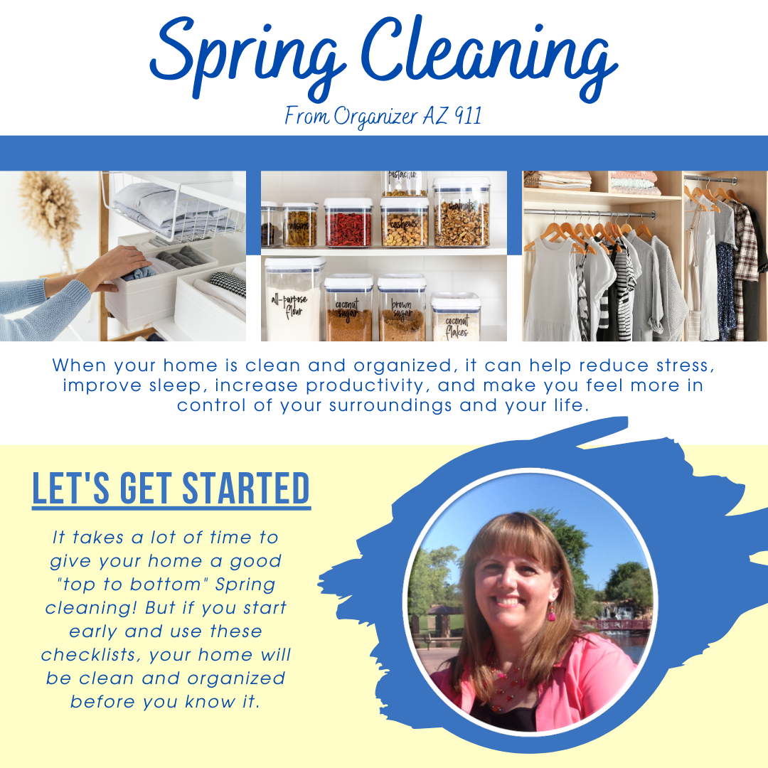 Spring Cleaning & Organizing Checklists Spring Cleaning & Organizing Checklists