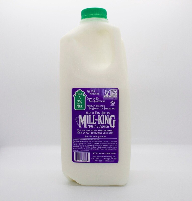 Milk 1% and 2% Half Gallon