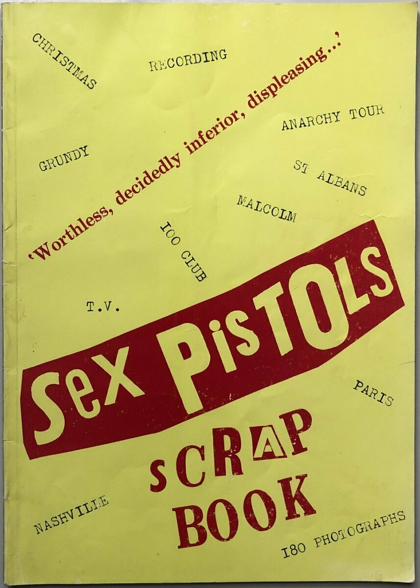 Sex Pistols Scrapbook Yellow