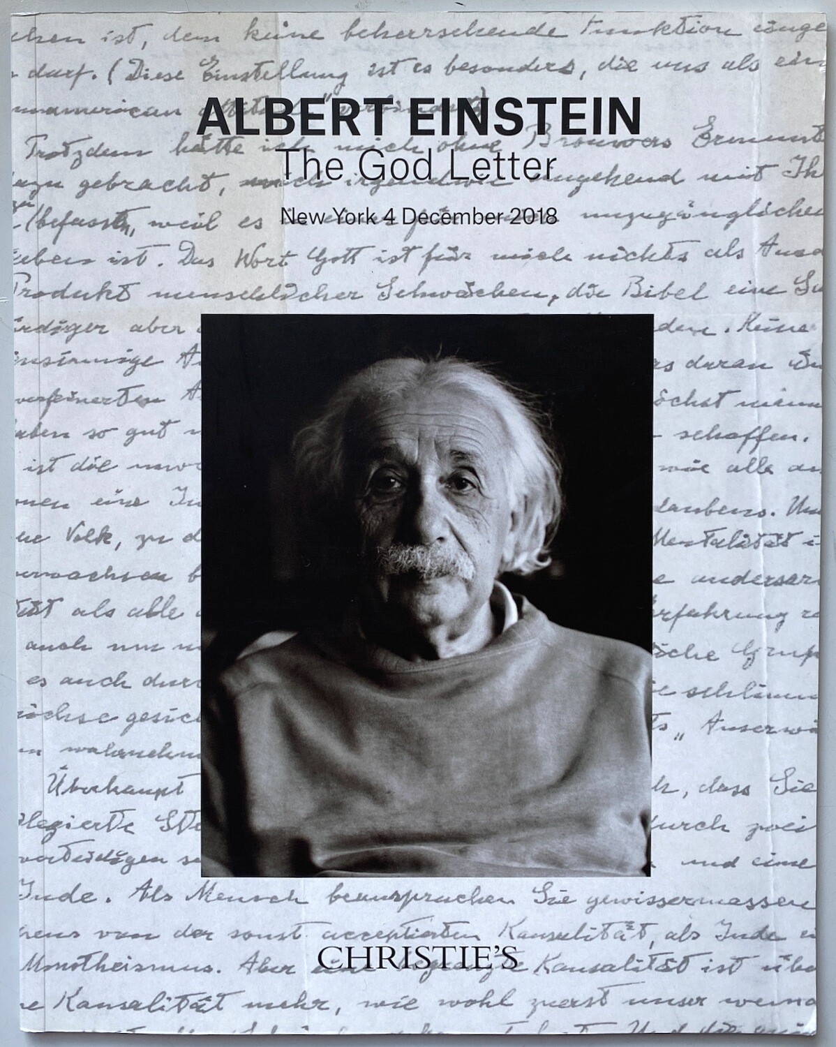 Albert Einstein The God Letter