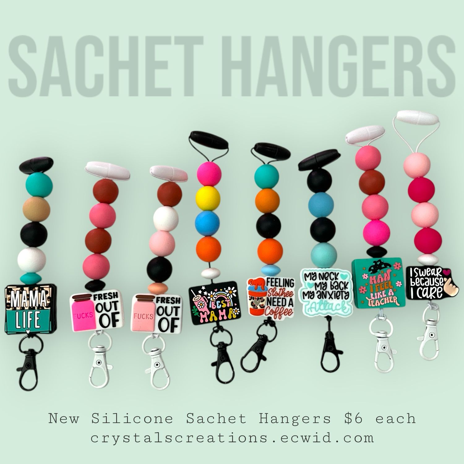 F.) Sachet Hangers
