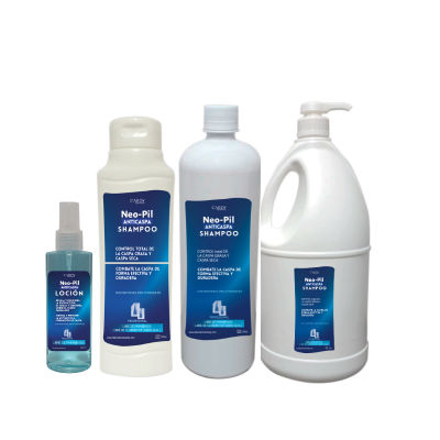 Shampoo y Loción NEO-PIL ANTICASPA | Laboratorios Cardy | Tienda Virtual