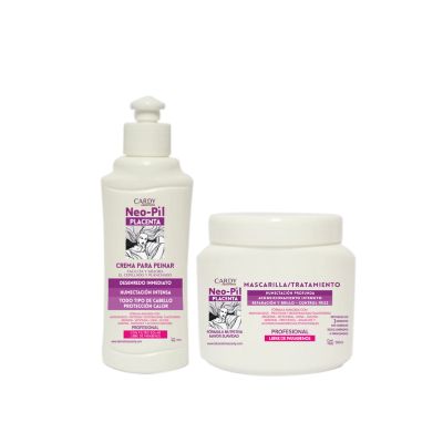 Crema para Peinar - Mascarilla/Tratamiento NEO-PIL PLACENTA (Anticaída ...