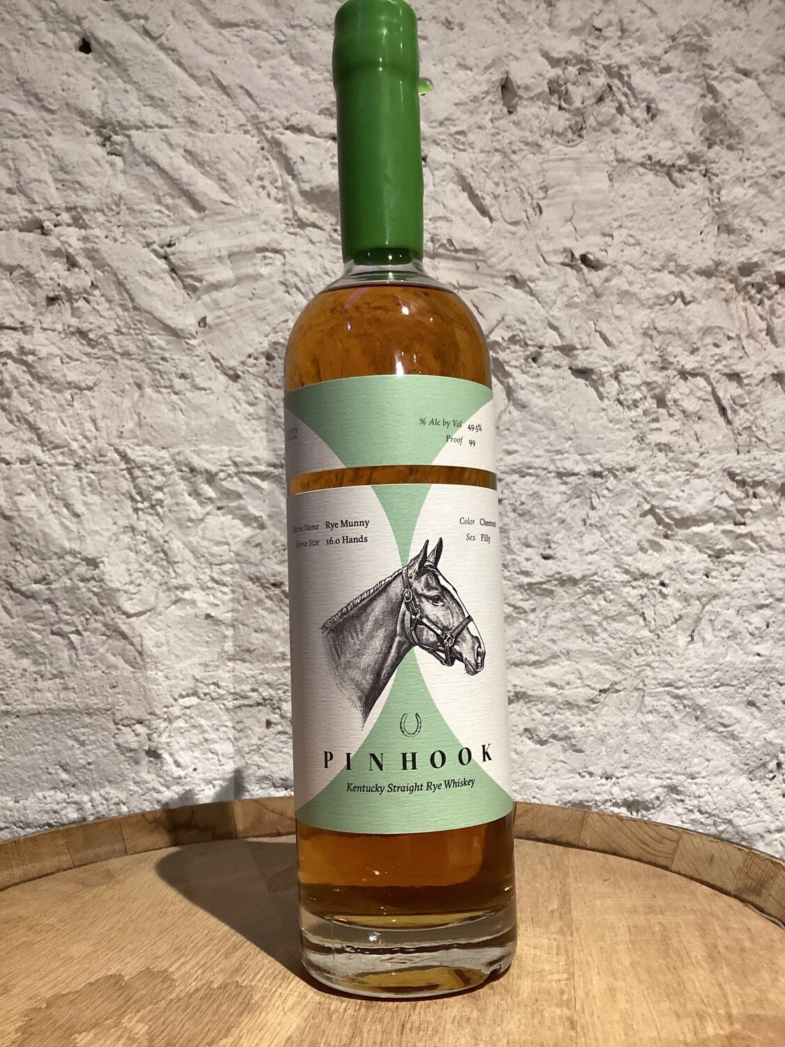 Pinhook Flagship (Green Wax) Kentucky Straight Rye Whiskey Kentucky ...