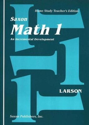 USED SAXON MATH 1 HOME STUDY TEACHER GUIDE
