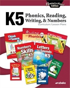 Used Abeka K5 Phonics, Rdg, Writing, Numbers Lesson Plans