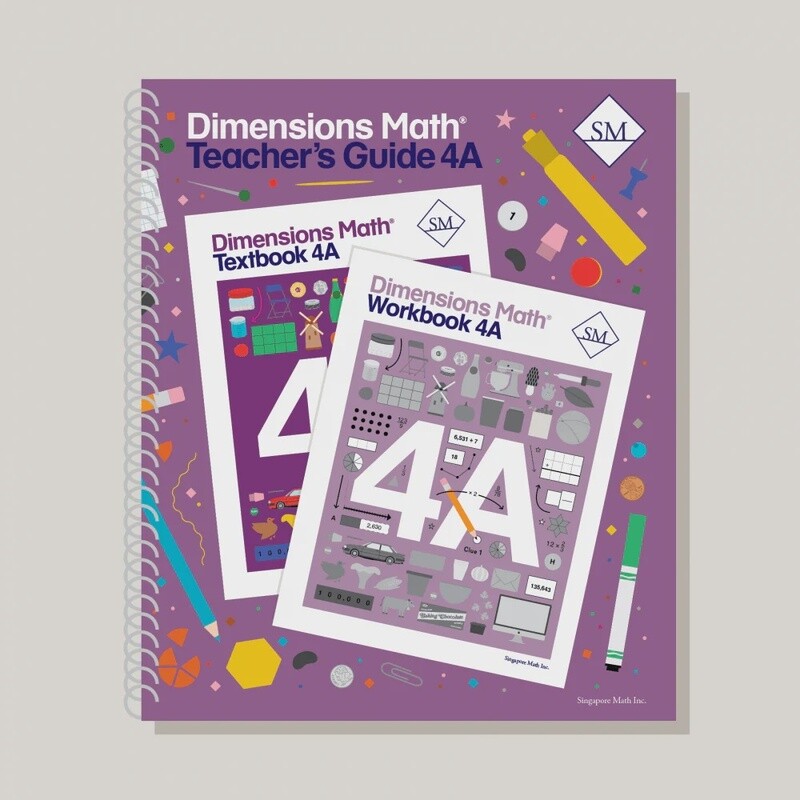 DIMENSIONS MATH TEACHER'S GUIDE 4A