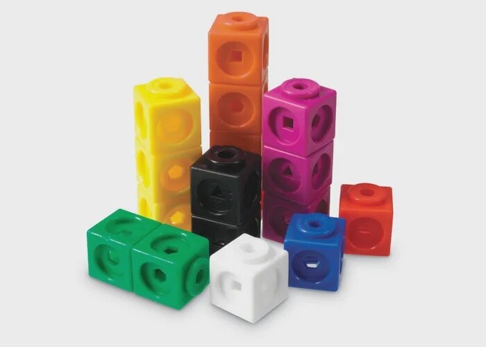 MATH LINK CUBES - 100pcs