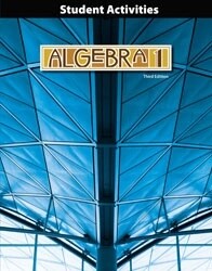 Used BJU Algebra 1 Student Activities (3rd Edition)