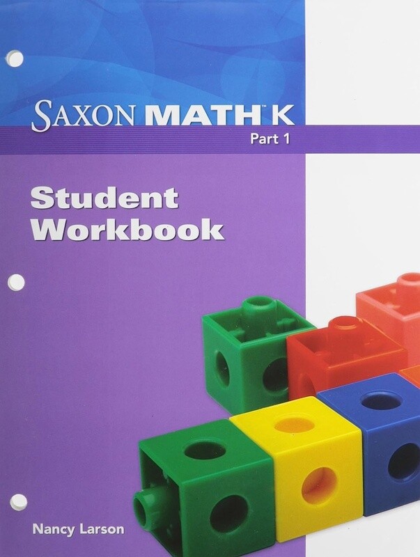 Saxon Math K Student Workbook Part 1