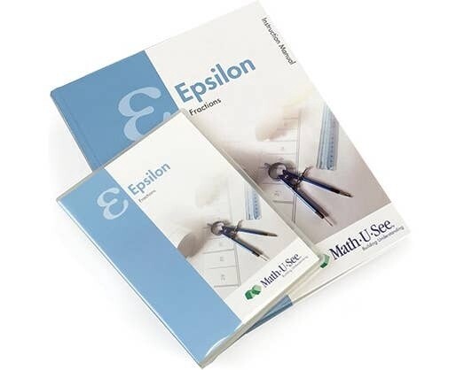 MATH U SEE EPSILON (FRACTIONS) Instructors Set: TE/DVD