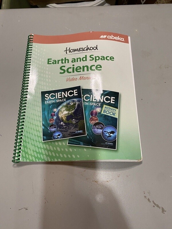 used Abeka Grade 8 Earth And Space Science Video Manual