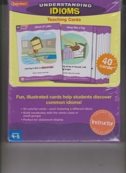 Lakeshore Understanding Idioms Teaching Cards-40 Cards