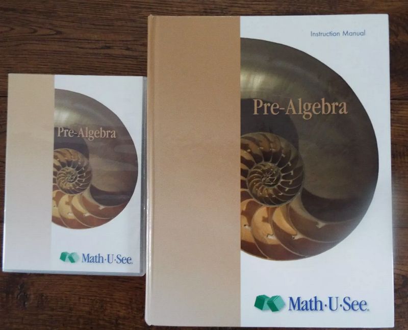 MATH U SEE PRE ALGEBRA SET - TE / DVD