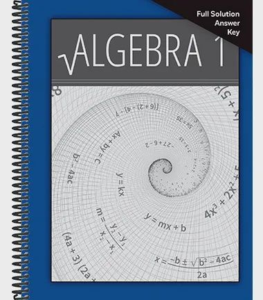 Algebra 1, Units 6-10, Full Solution Answer Key, 2024