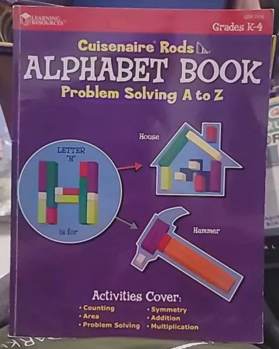 Cuisenaire Rods Alphabet Book Problem Solving Homeschool K-4 Reusable ...