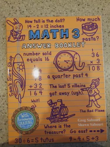 Math 3 answer booklet teaching textbooks