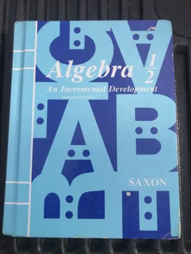 Saxon Algebra 1/2 (2nd Edition)