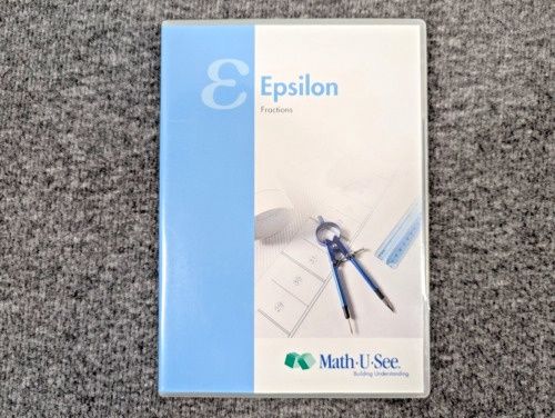 math u see epsilon dvd only