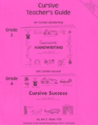 Used HWT Cursive Handwriting Teacher's Guide (2001)