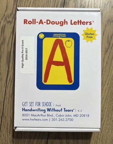 ROLL A DOUGH LETTERS, NUMBERS, & TRAY (Handwriting Without Tears)