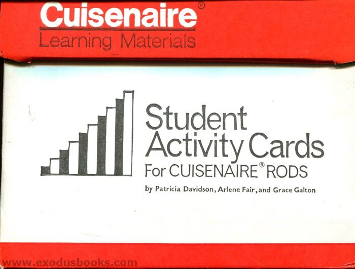 student activity cards for cuisenaire rods