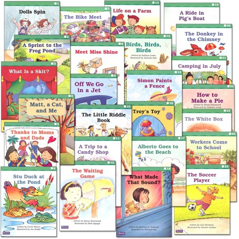 SAXON PHONICS & SPELLING FLUENCY READERS SET B (GRADE 1)
