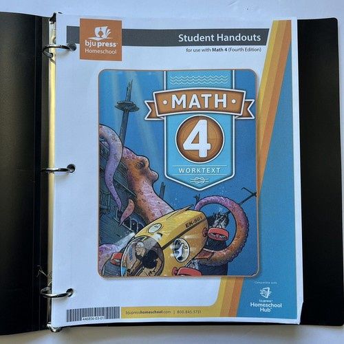 BJU Math 4 Student Handouts