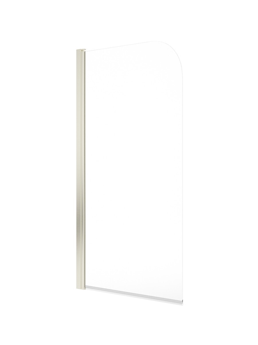 SONAS Lunar SB1 Radius Bath screen Brushed Nickel