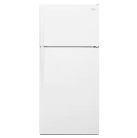 Whirlpool Top-Freezer 14.3 Cu Ft Refrigerator White Model # WRT314TFDW ...