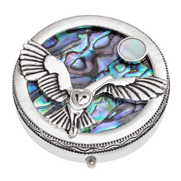 PAUA SHELL Jewellery inlaid Paua shell and Mother of Pearl shell flying ...