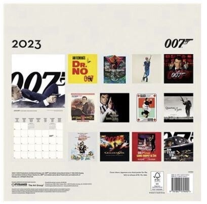 JAMES BOND 007 2023 CALENDAR