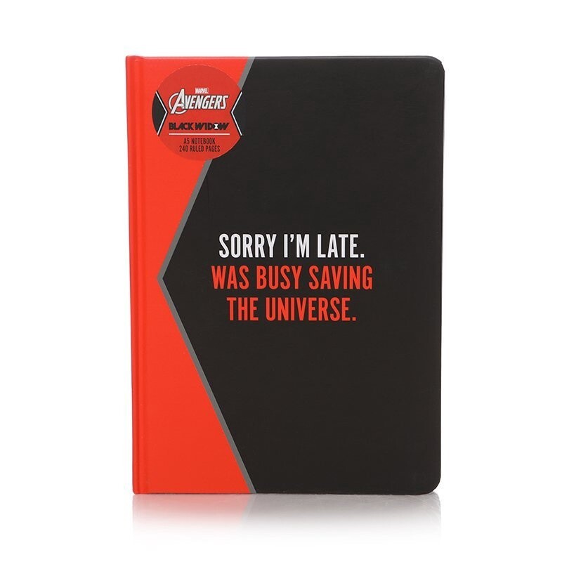 A5 Notebook Marvel (Black Widow)
