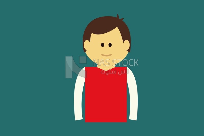 Young boy, Vector Illustrator