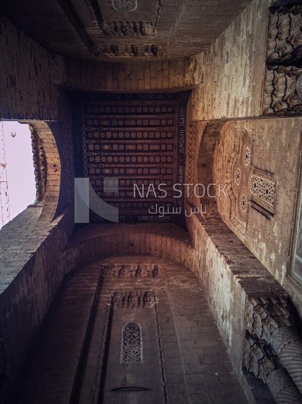 The ceiling of al-Rifai mosque, tourism in Egypt