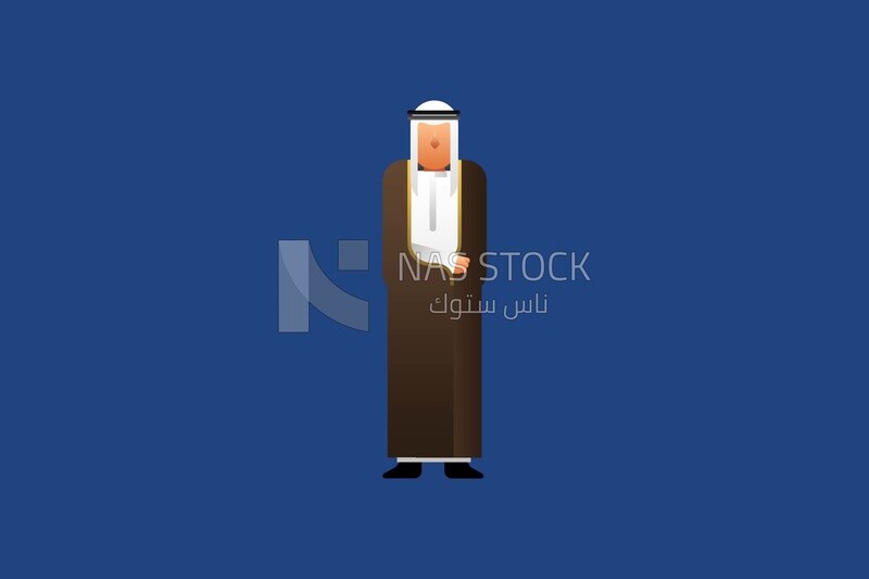 Gulf man in traditional dress