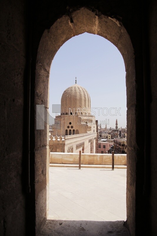 The dome of The Sultan Moayed Sheikh Mosque, tourism in Egypt