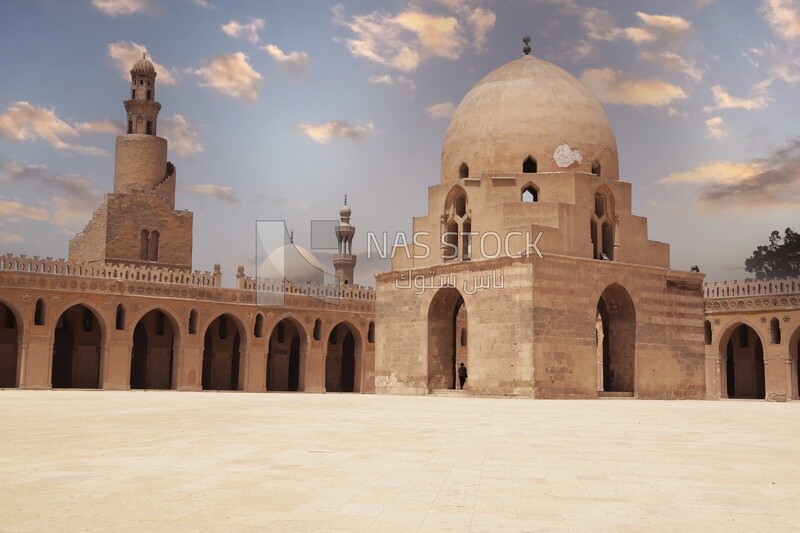 The Mosque of Ibn Tulun, the oldest mosque, is famed for its beautiful ...