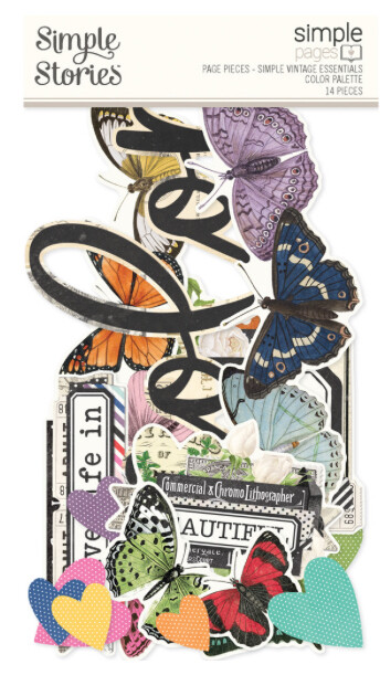 Simple Pages, Page Pieces Simple Vintage Essentials Colour Palette