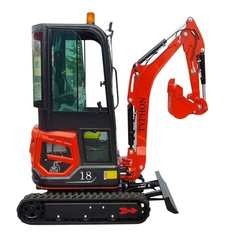 Typhon Machinery: TYPHON TERROR XVIII Prestige 2-Ton Mini Excavator ...