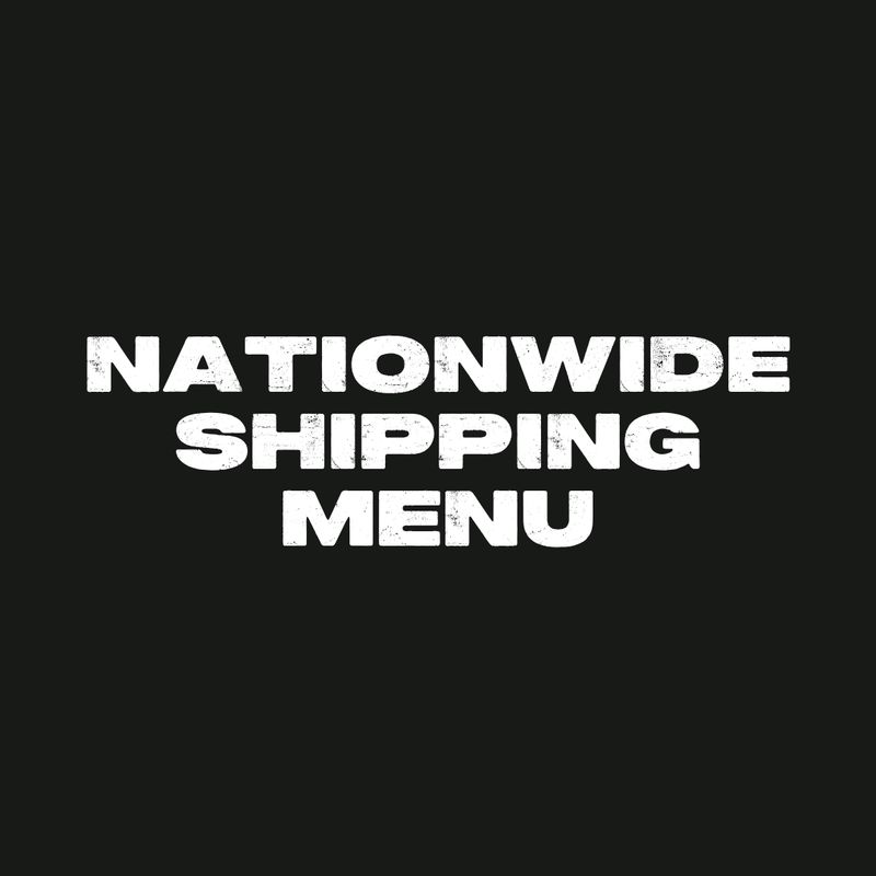 NATIONWIDE SHIPPING MENU