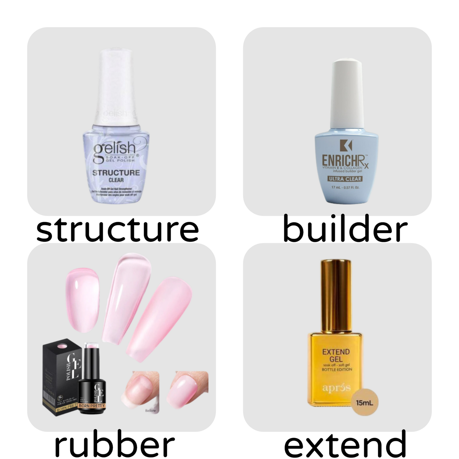 Rubber / Builder / Structure Gel